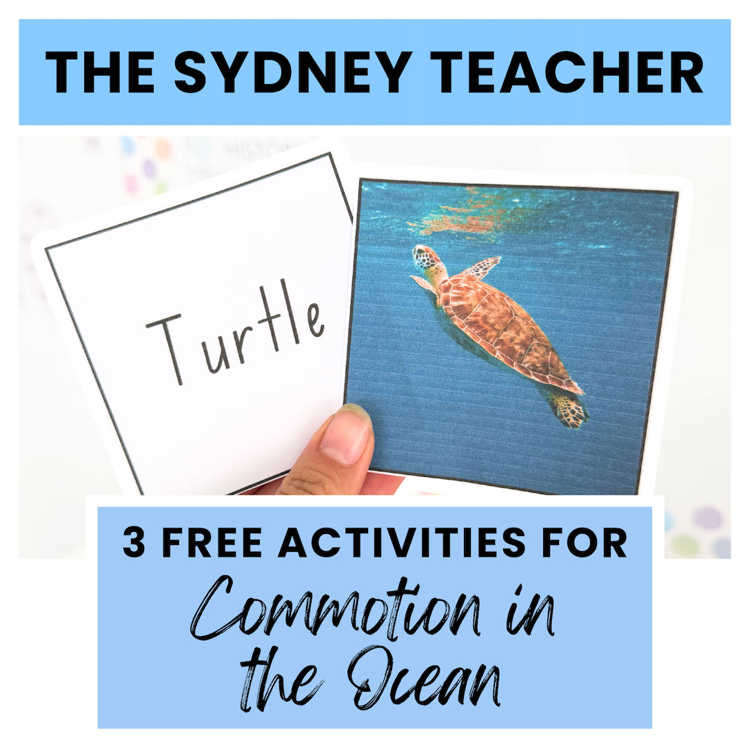 3 Free Activities for 'Commotion in the Ocean' ⭐️ The Sydney Teacher