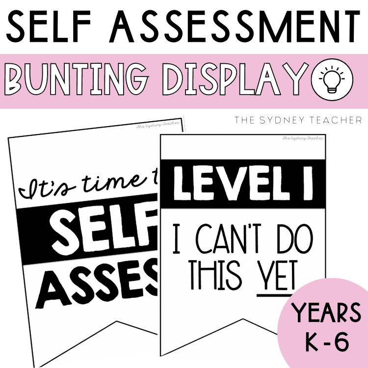 Self Assessment Bunting ⭐️ The Sydney Teacher