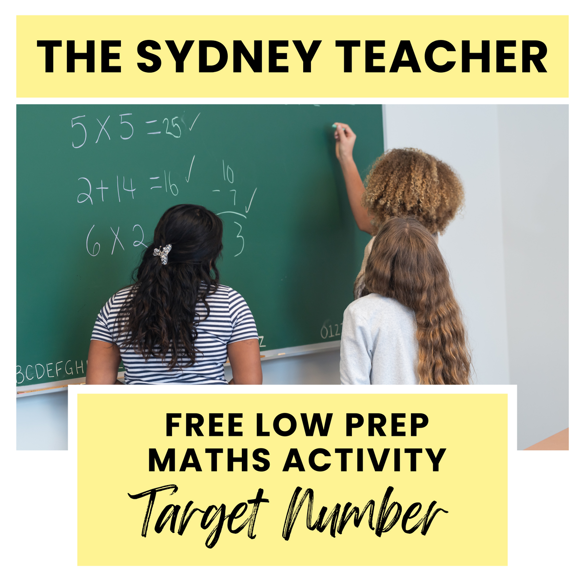 Maths Warm-Up: Target Number ⭐️ The Sydney Teacher