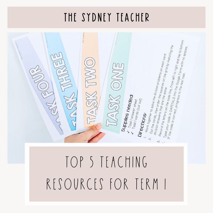 Top 5 Teaching Resources for Term 1 ⭐️ The Sydney Teacher