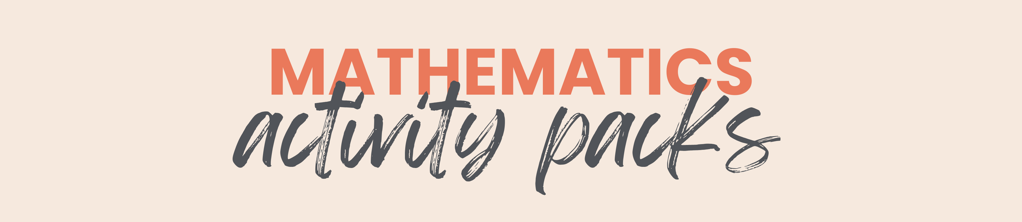 Mathematics Activity Packs ⭐️ The Sydney Teacher