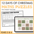 12 Days of Christmas Maths Puzzles ⭐️ The Sydney Teacher