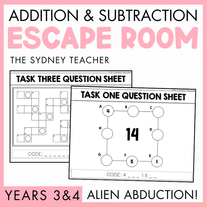 Maths Escape Rooms ⭐️ The Sydney Teacher