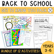 Back to School 'Get to Know You' Pack ⭐️ The Sydney Teacher