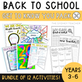 Back to School 'Get to Know You' Pack ⭐️ The Sydney Teacher