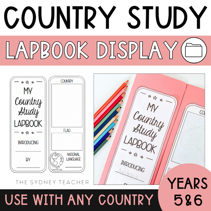 Country Study Lapbook | Perfect For The Olympics! ⭐️ The Sydney Teacher