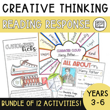 Creative Thinking Reading Response Pack ⭐️ The Sydney Teacher