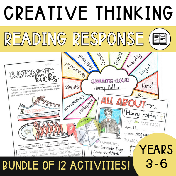 Creative Thinking Reading Response Pack ⭐️ The Sydney Teacher
