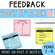 Feedback 'Post It' Pack | Print Directly Onto Sticky Notes! ⭐️ The ...
