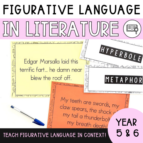 Figurative Language in Literature MEGA Bundle ⭐️ The Sydney Teacher