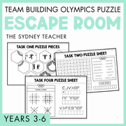 Olympics Themed Team Building Escape Room Years 3-6 ⭐️ The Sydney Teacher