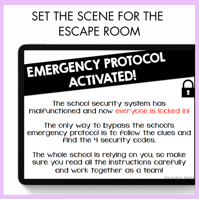 Multiplication Escape Room | Year 5 & 6 ⭐️ The Sydney Teacher