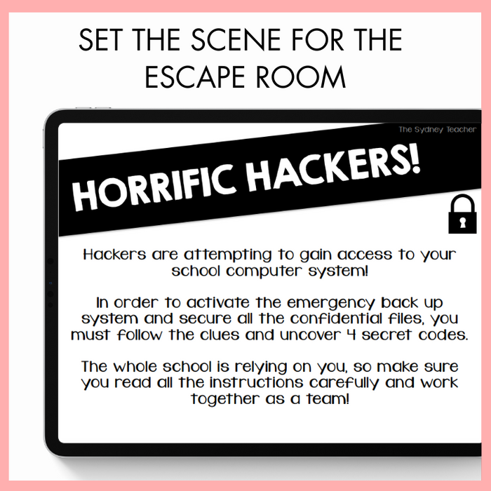All Escape Rooms ⭐️ The Sydney Teacher
