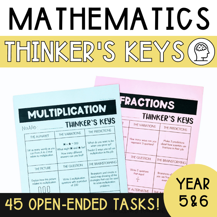 Mathematics Thinker's Keys ⭐️ The Sydney Teacher