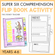Super Six Comprehension Flip Book ⭐️ The Sydney Teacher