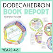 Dodecahedron Book Report - Perfect for Book Week ⭐️ The Sydney Teacher