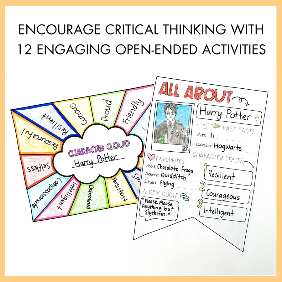 Creative Thinking Reading Response Pack ⭐️ The Sydney Teacher