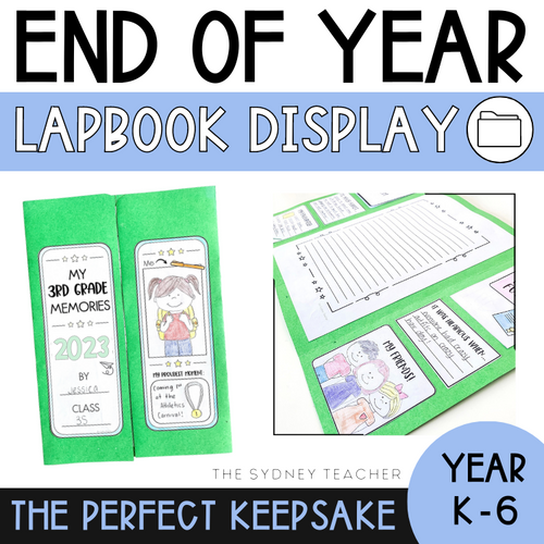 End of Year Lapbook | The Sydney Teacher