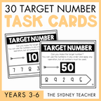 Maths Warm-Up: Target Number ⭐️ The Sydney Teacher