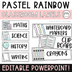 Pastel Rainbow Tote Tray / Classroom Labels ⭐️ The Sydney Teacher
