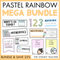 Pastel Rainbow Visual Timetable ⭐️ The Sydney Teacher