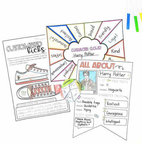 Pastel Rainbow Tote Tray / Classroom Labels