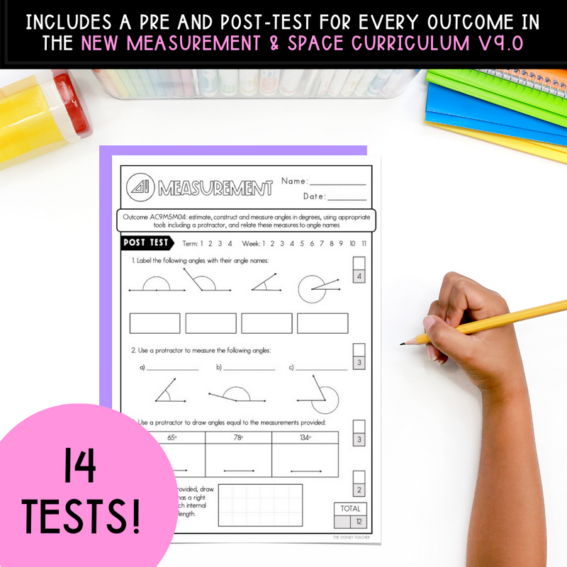 Year 5 Measurement & Space Test Pack ⭐️ The Sydney Teacher