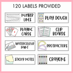 Pastel Rainbow Tote Tray / Classroom Labels ⭐️ The Sydney Teacher