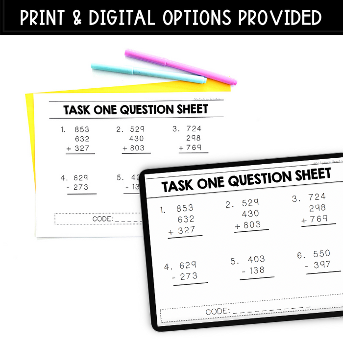 Addition & Subtraction Escape Room | Year 5 & 6 ⭐️ The Sydney Teacher