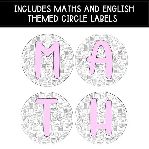 Classroom Line Art Labels ⭐️ The Sydney Teacher
