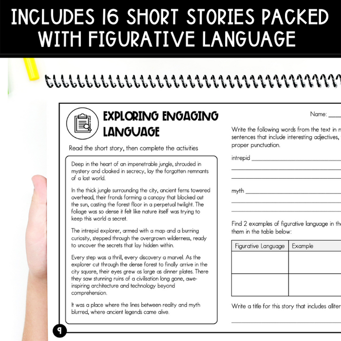 Figurative Language Short Stories ⭐️ The Sydney Teacher