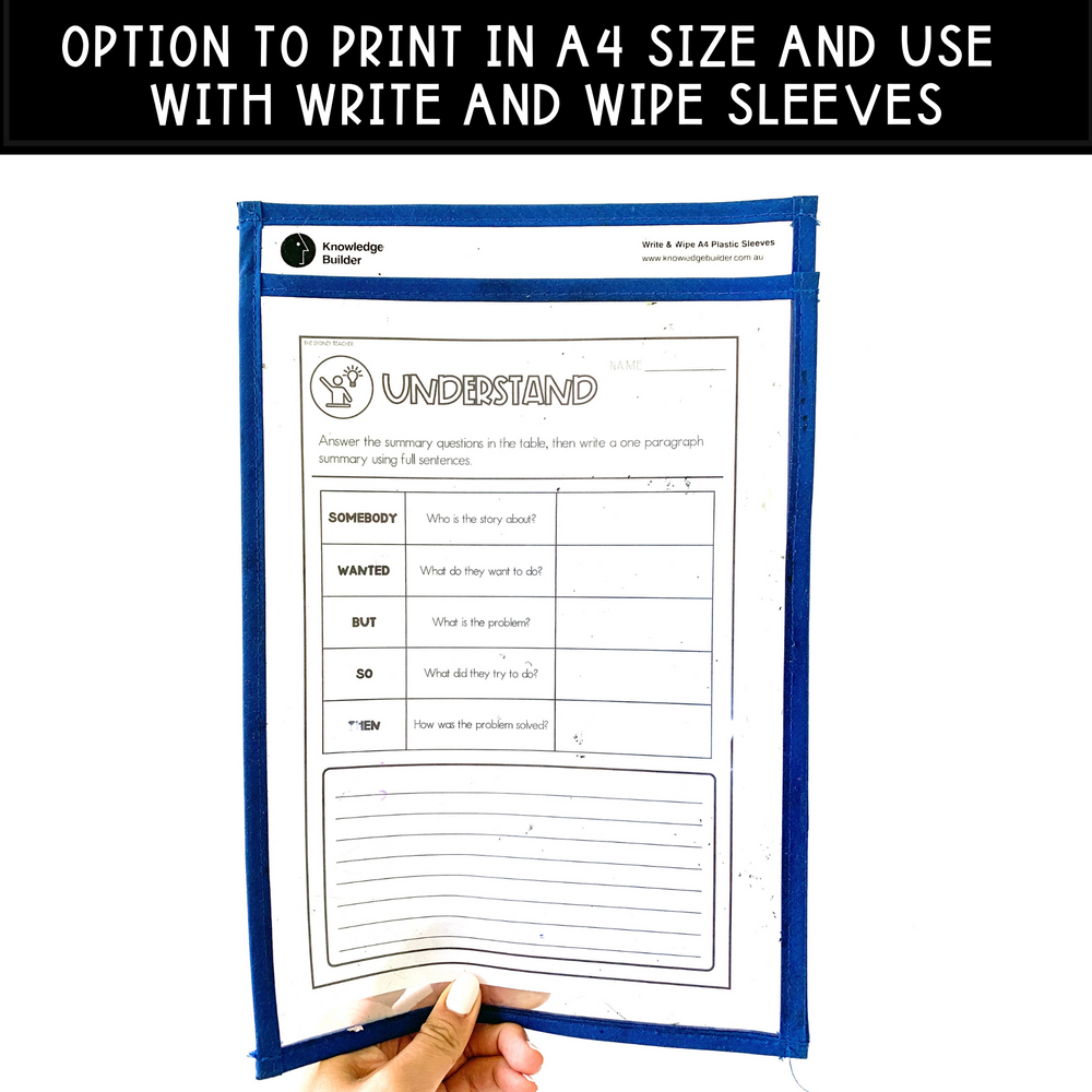 Lower Primary Bloom's Taxonomy Comprehension ⭐️ The Sydney Teacher