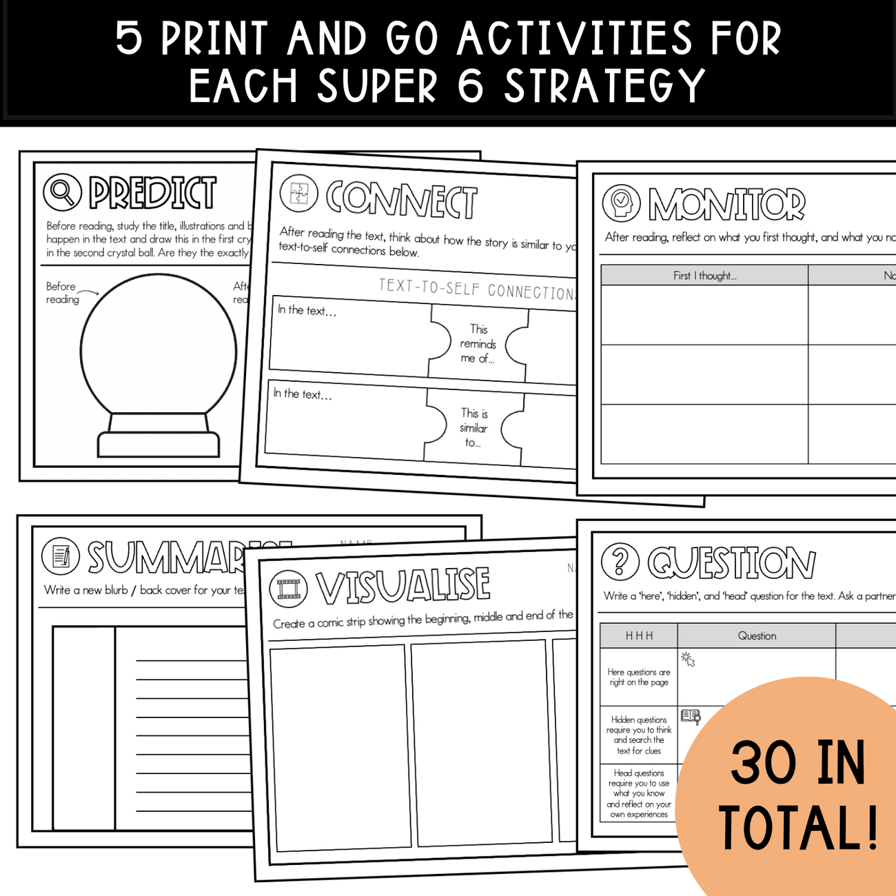 Lower Primary Super Six Comprehension ⭐️ The Sydney Teacher