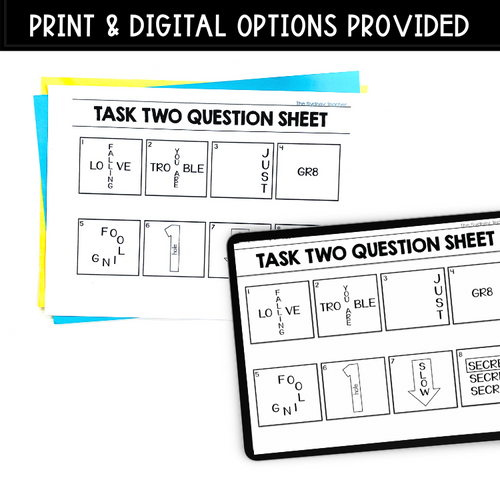 Logic Puzzle / Team Building Escape Room | Year 5 & 6 [Volume 2] ⭐️ The ...