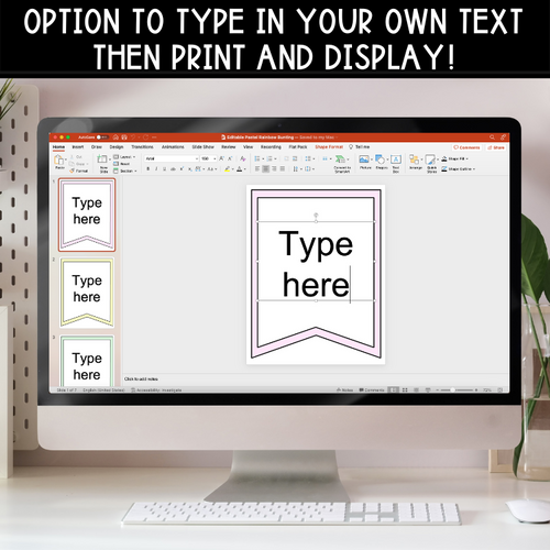 Pastel Rainbow Bunting Letters ⭐️ The Sydney Teacher