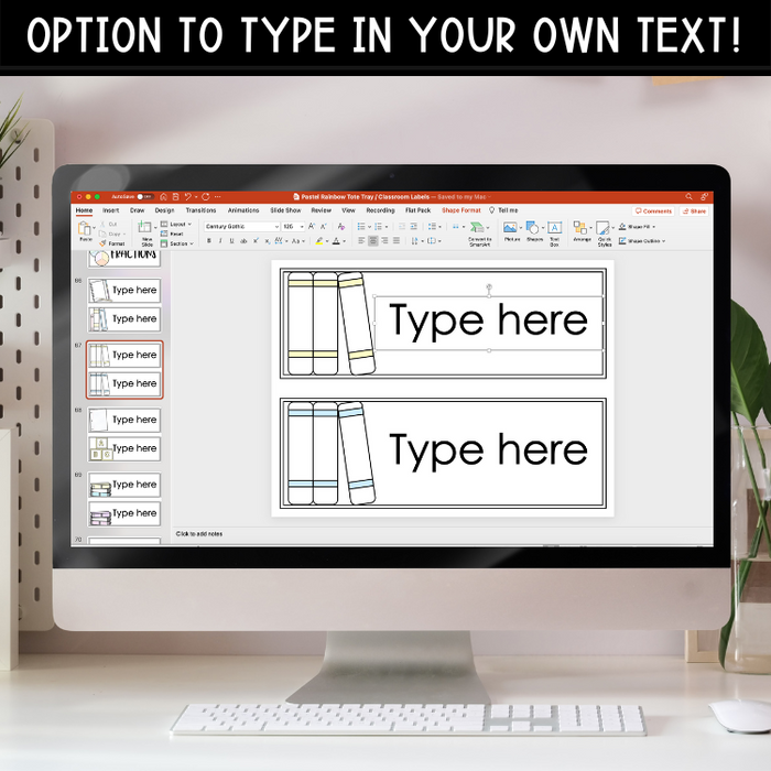 Pastel Rainbow Tote Tray / Classroom Labels ⭐️ The Sydney Teacher