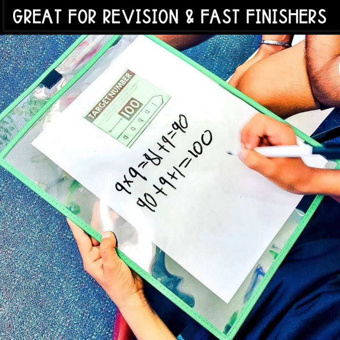 Target Number Task Cards ⭐️ The Sydney Teacher