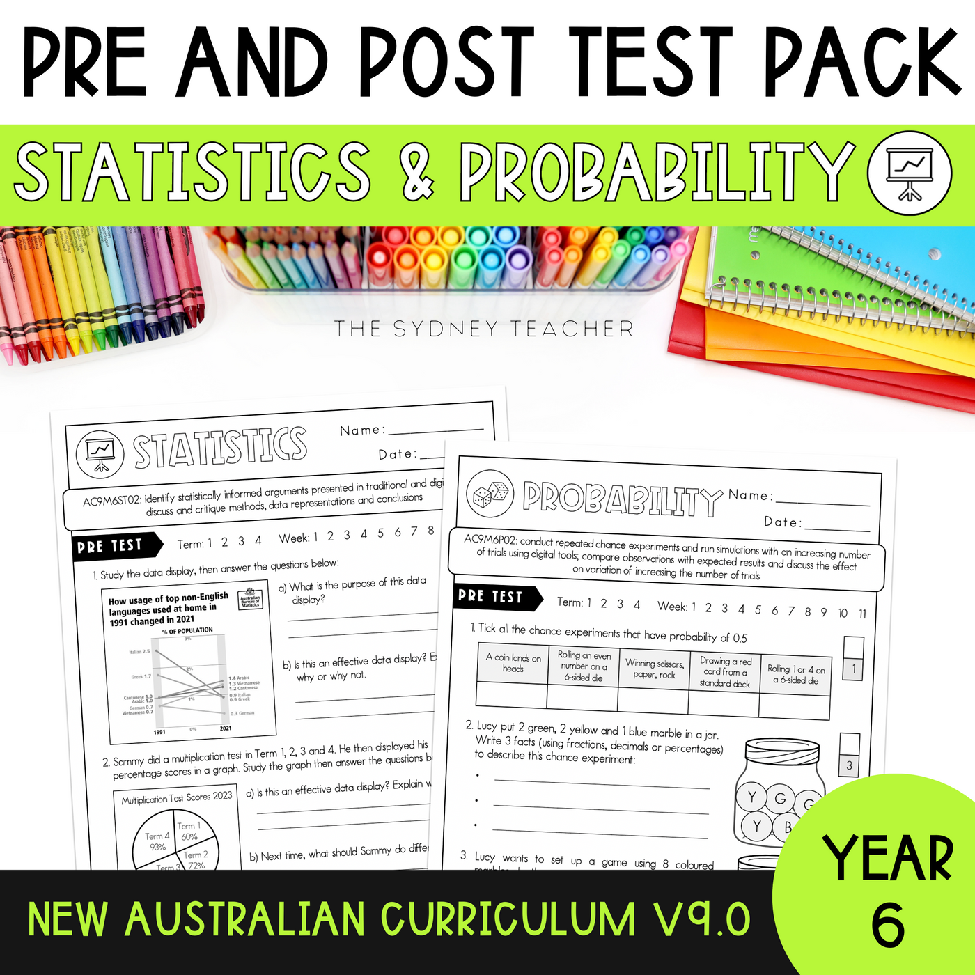 Year 6 Test MEGA Bundle ⭐️ The Sydney Teacher