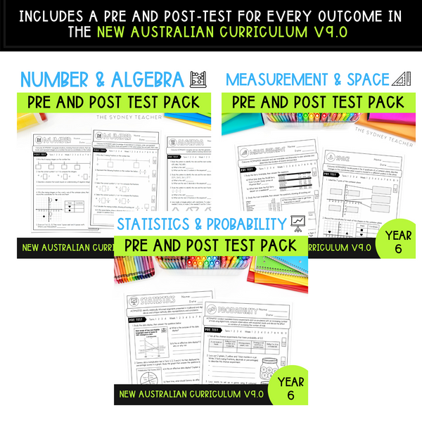 Year 6 Test MEGA Bundle ⭐️ The Sydney Teacher